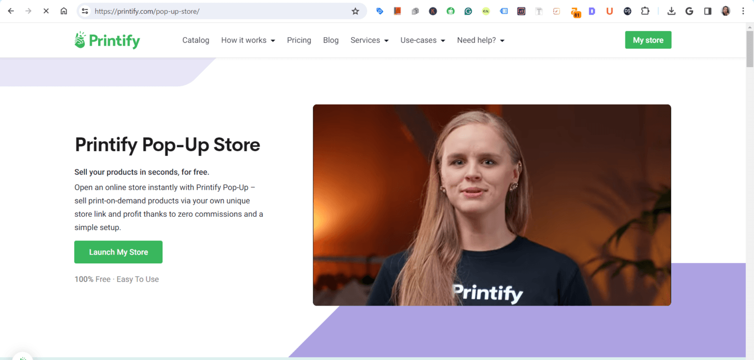 Printify Pop-Up Store: How I Created My Store - The Work at Home Blogger